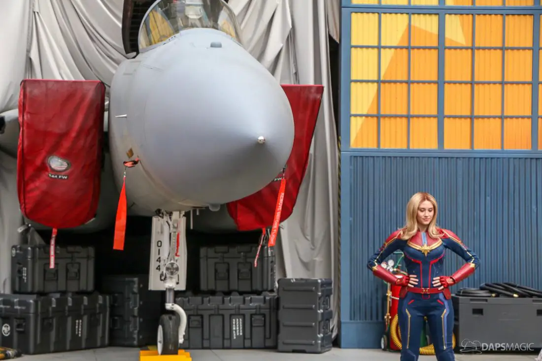 Captain Marvel Jets to New Photo Location at Disney California Adventure!